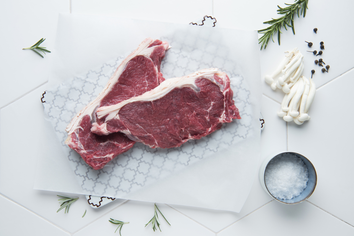 Krogmodnet Entrecotebøf af Økologisk Græsfodret Naturkvæg, 200-220g ...